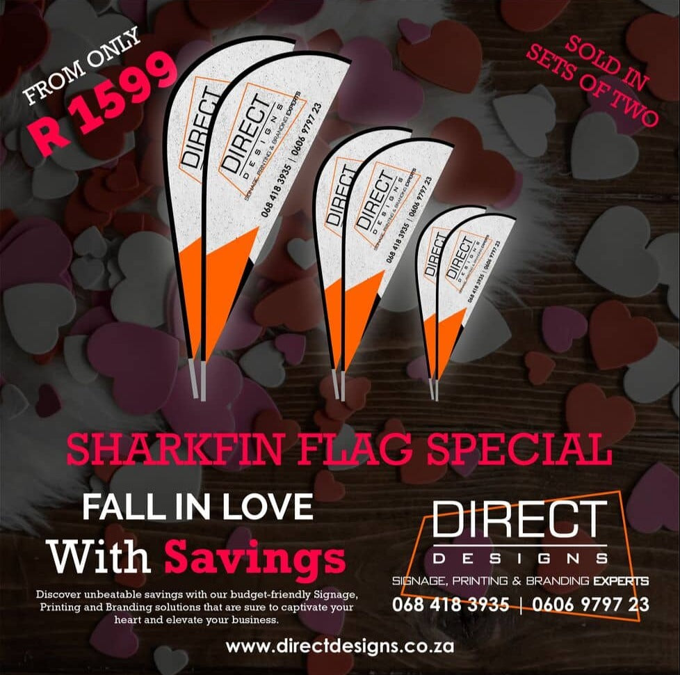 Sharkfin flags – Direct Designs